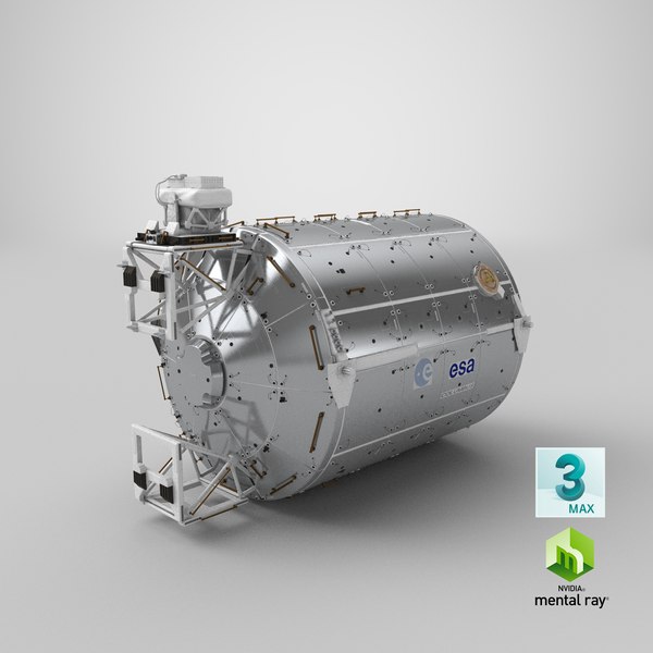 Iss module columbus science 3D model - TurboSquid 1509520