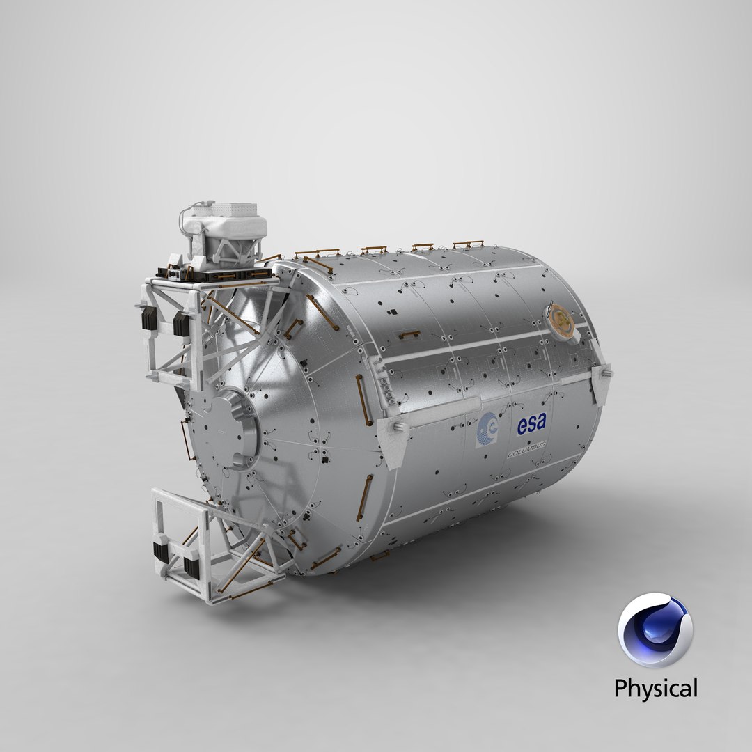 Iss module columbus science 3D model - TurboSquid 1509520
