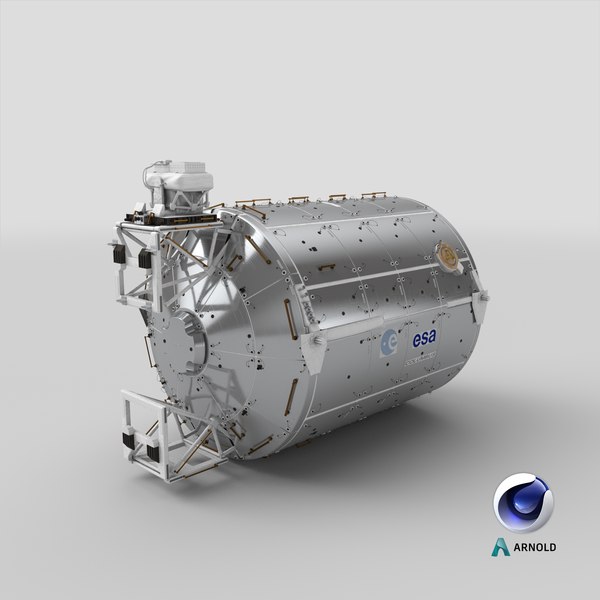 Iss module columbus science 3D model - TurboSquid 1509520