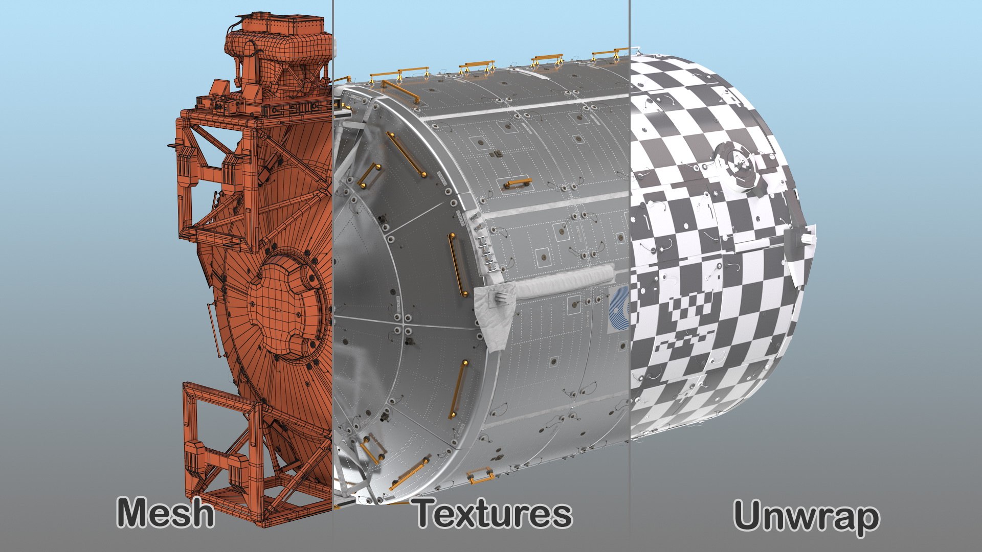 Iss module columbus science 3D model - TurboSquid 1509520