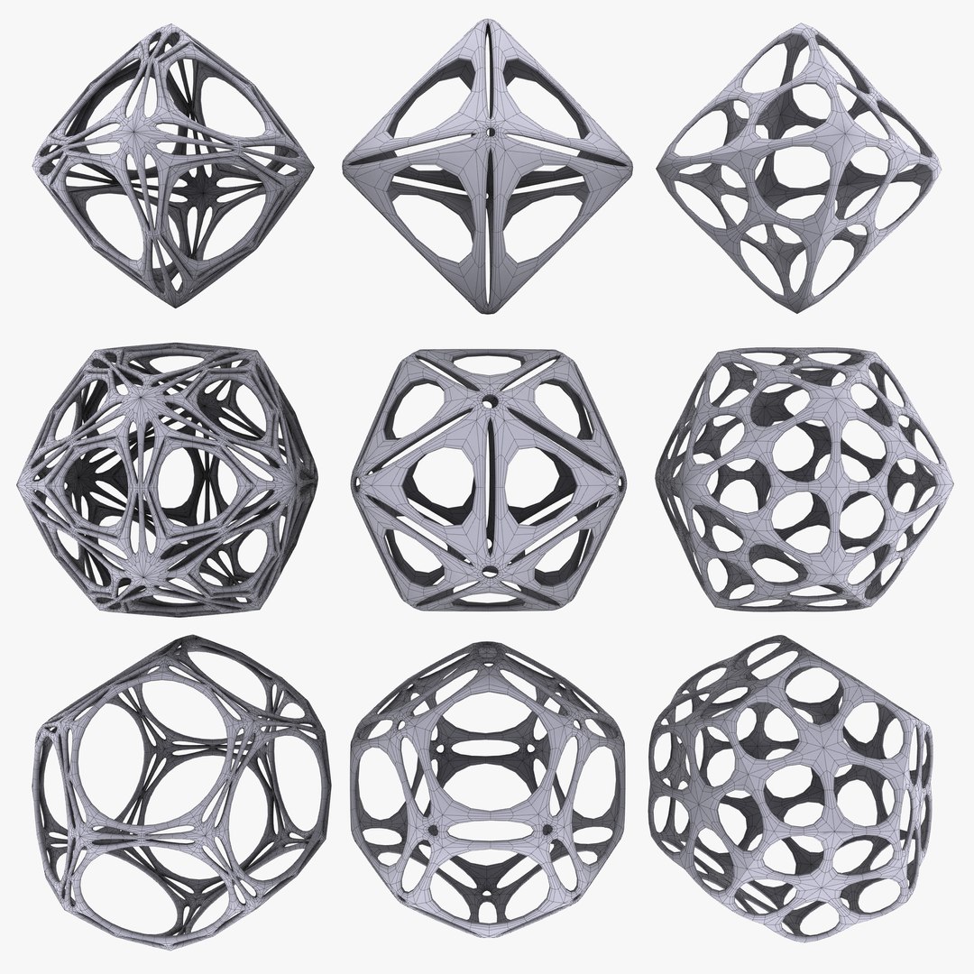 3d Geometric Shape Mht-02 Model