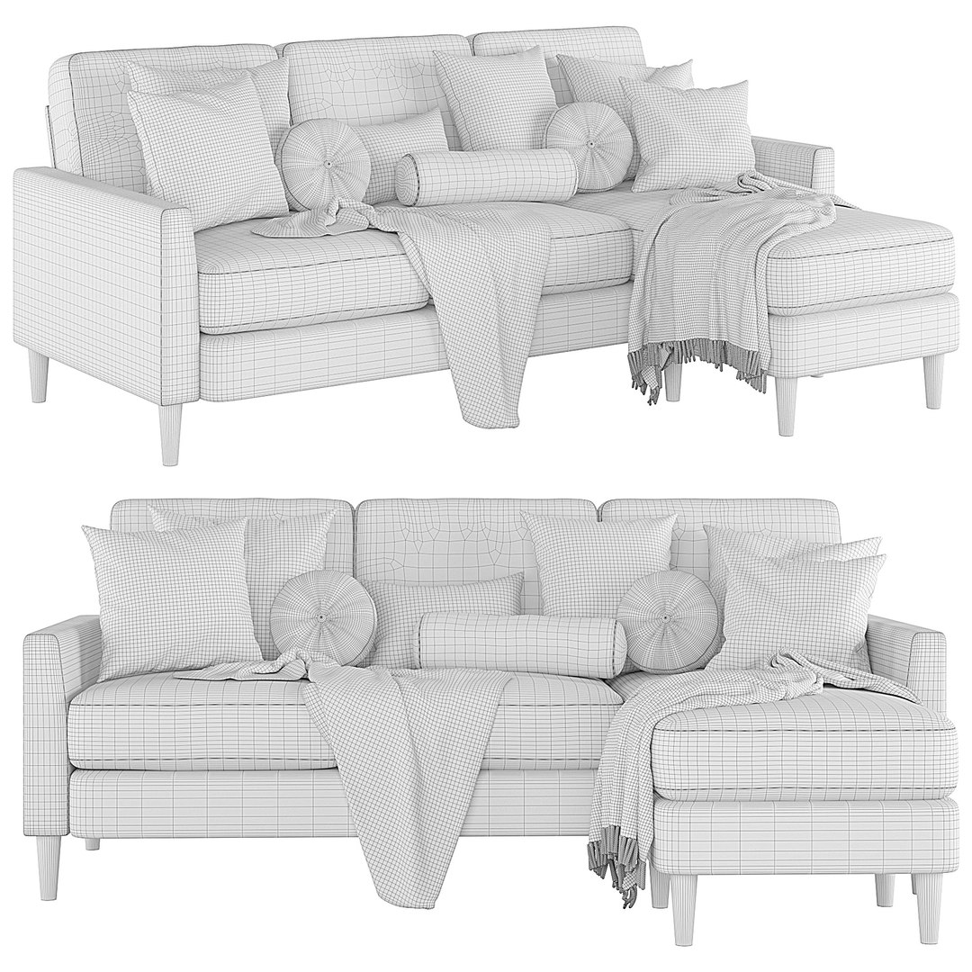 Sofa Kate Winston 3D Model - TurboSquid 1951395