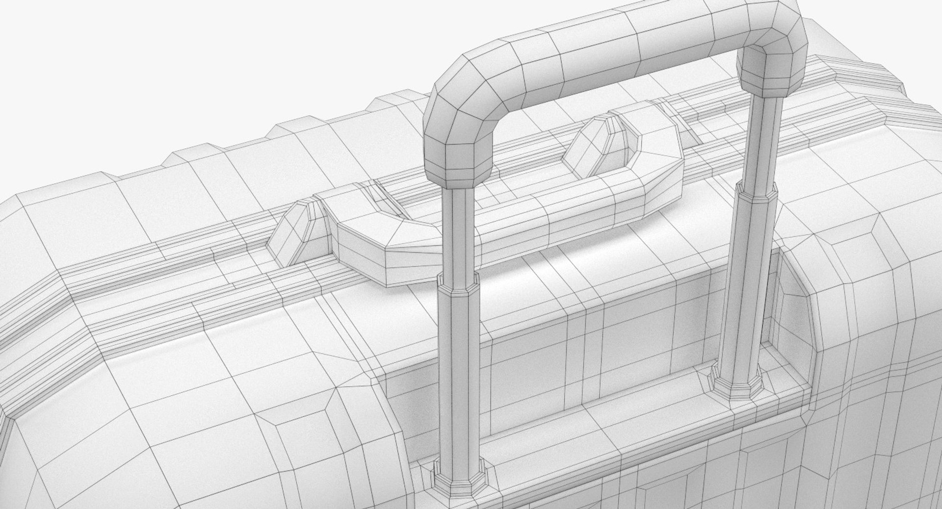 Rolling Suitcase Obj