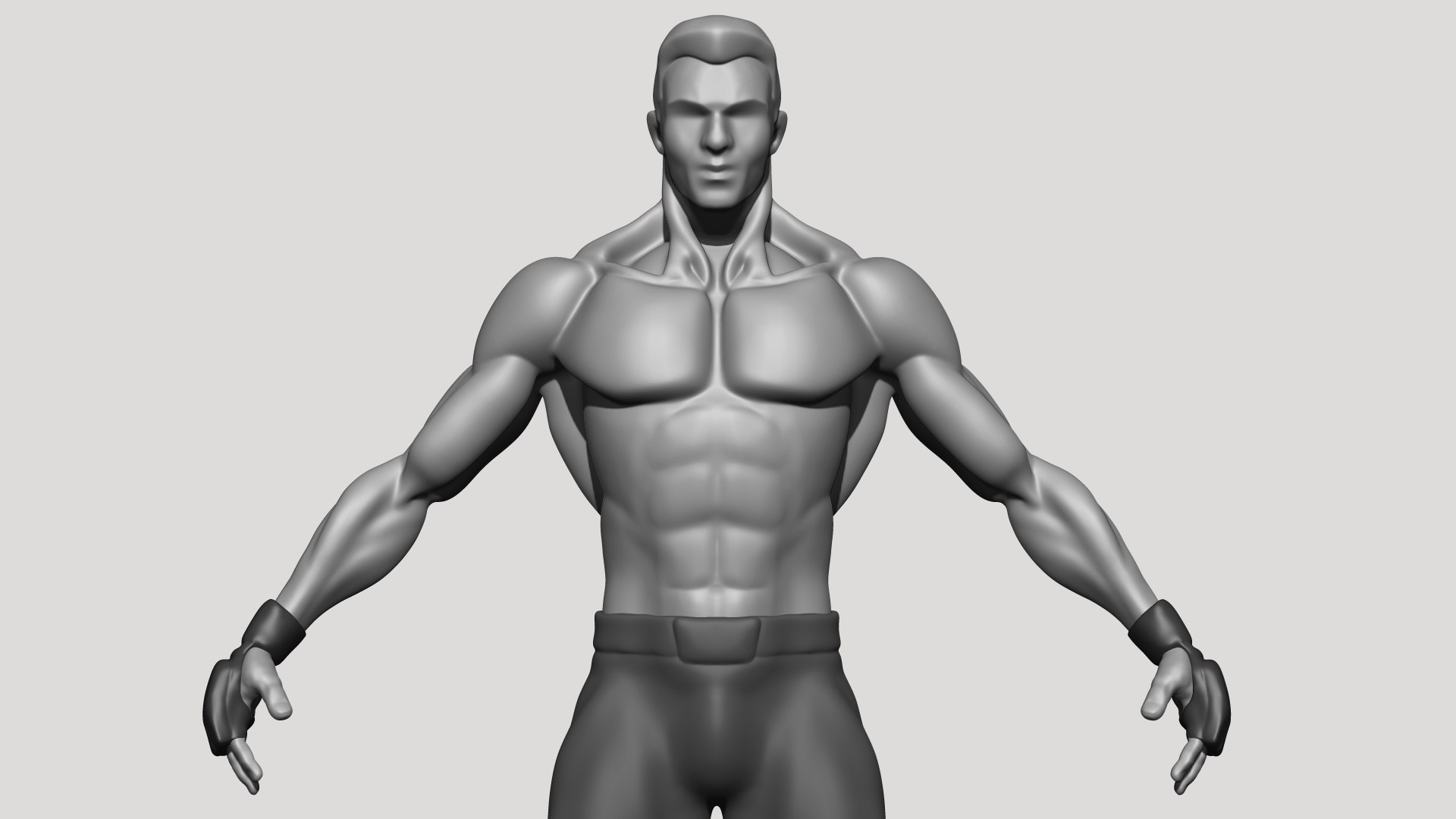 Stylized MMA Fighter 3D Model - TurboSquid 2327971