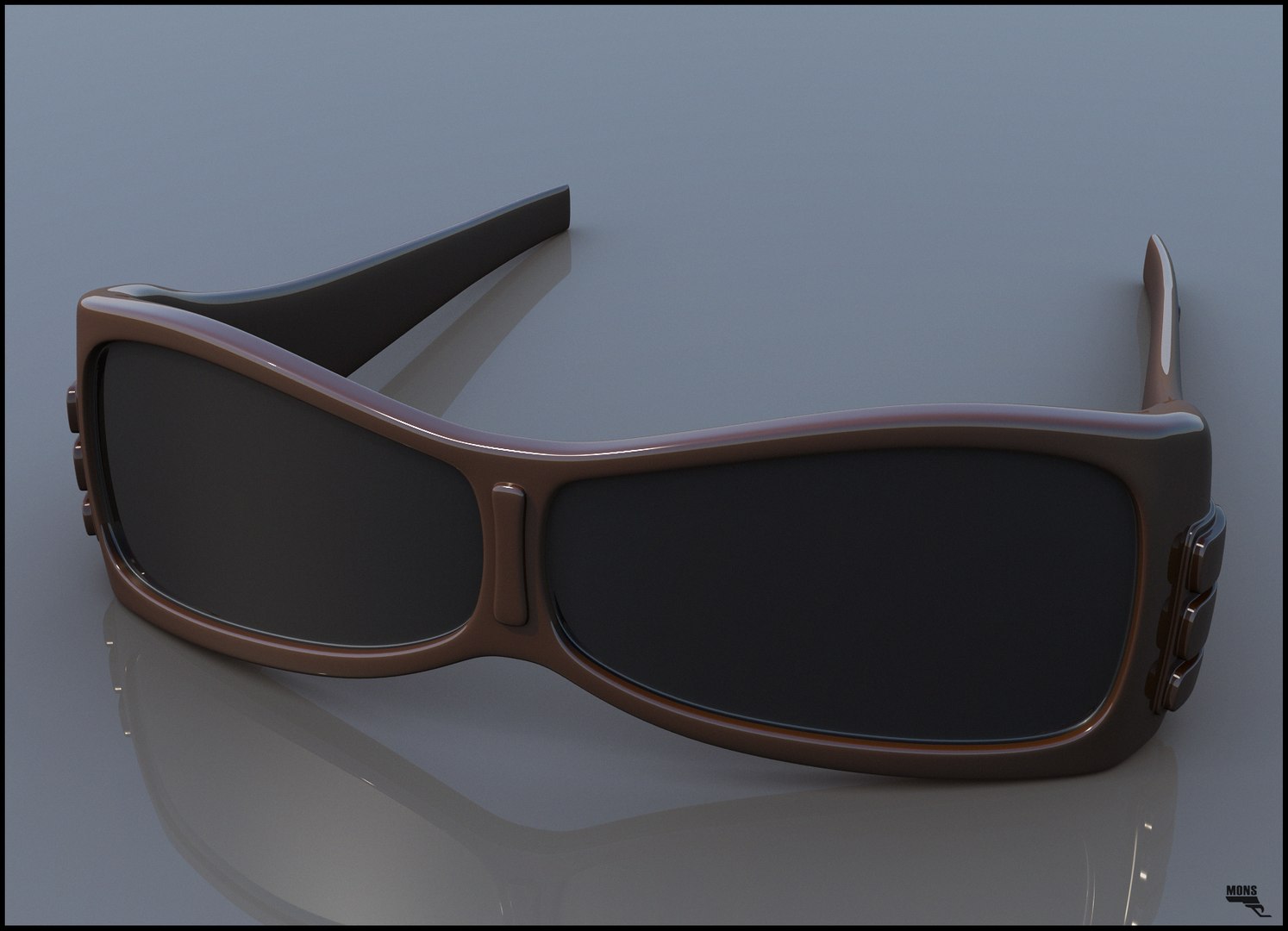 Sunglasses Glasses Sun 3d Model