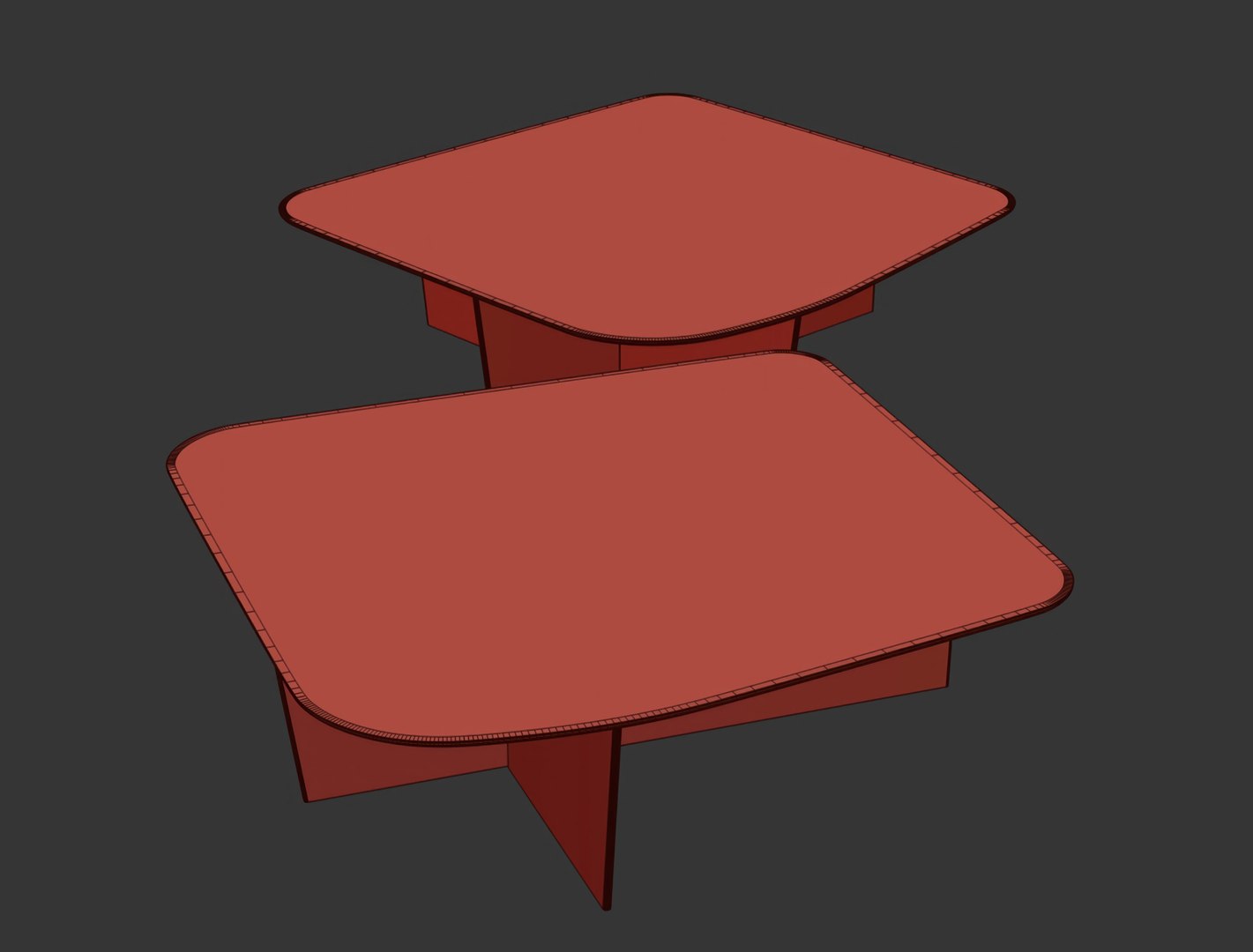 Caste-Elso Coffee Table 3D Model - TurboSquid 2285487