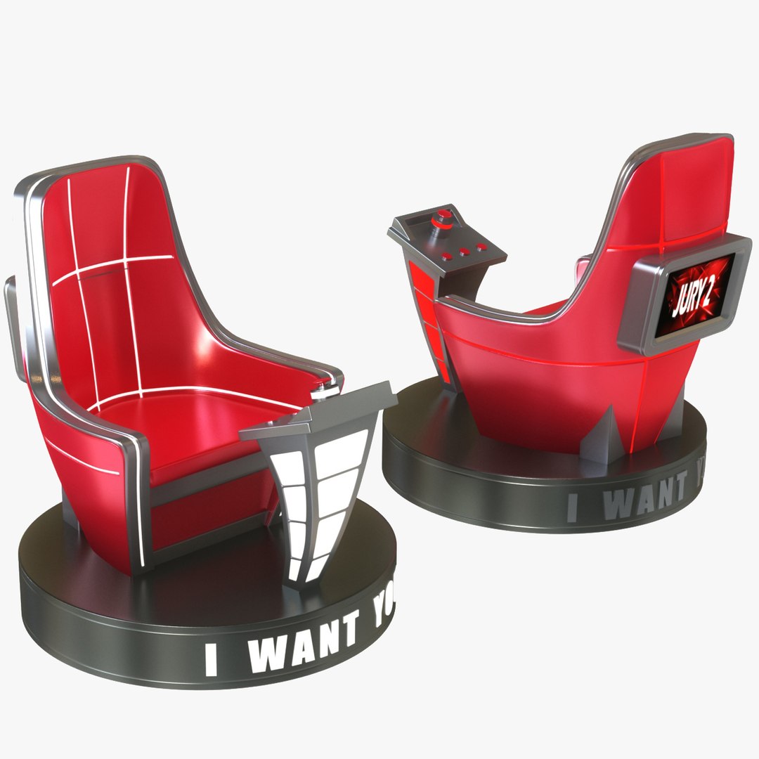 3D The Voice Chair model - TurboSquid 1717603