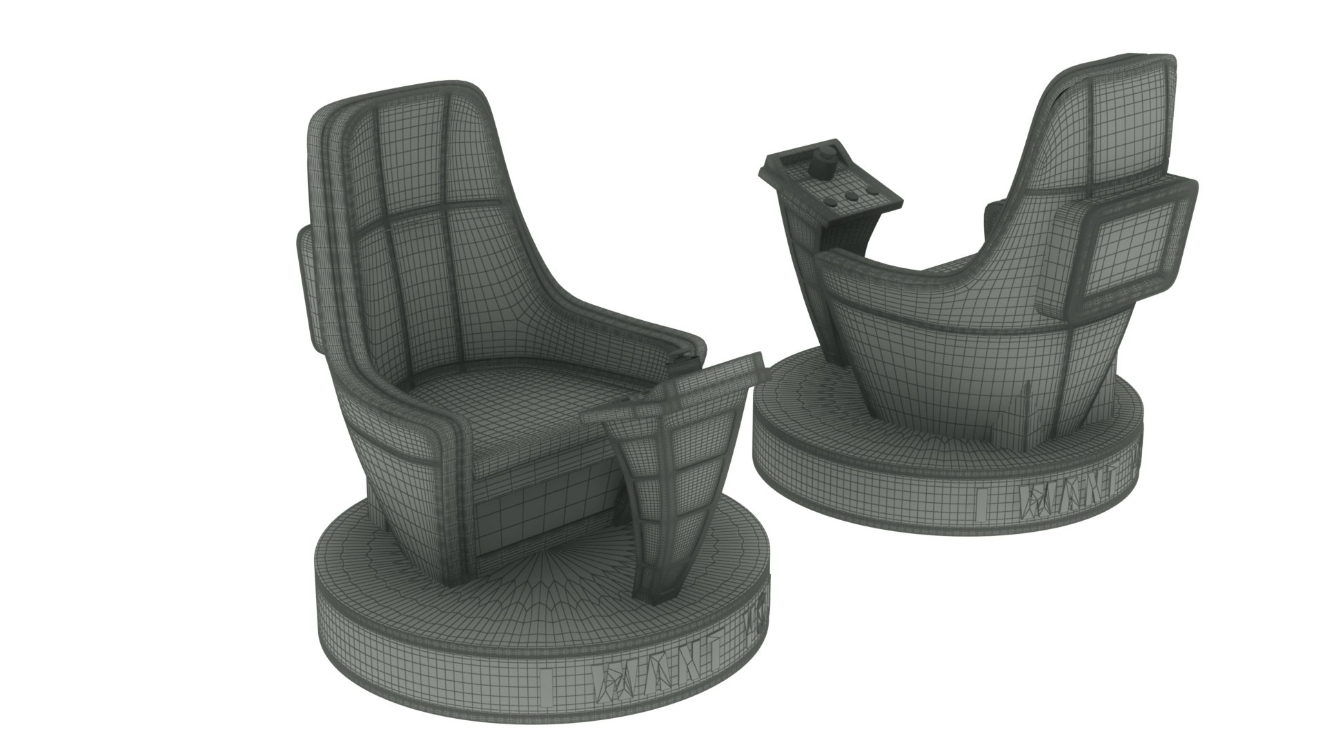 3D The Voice Chair Model - TurboSquid 1717603