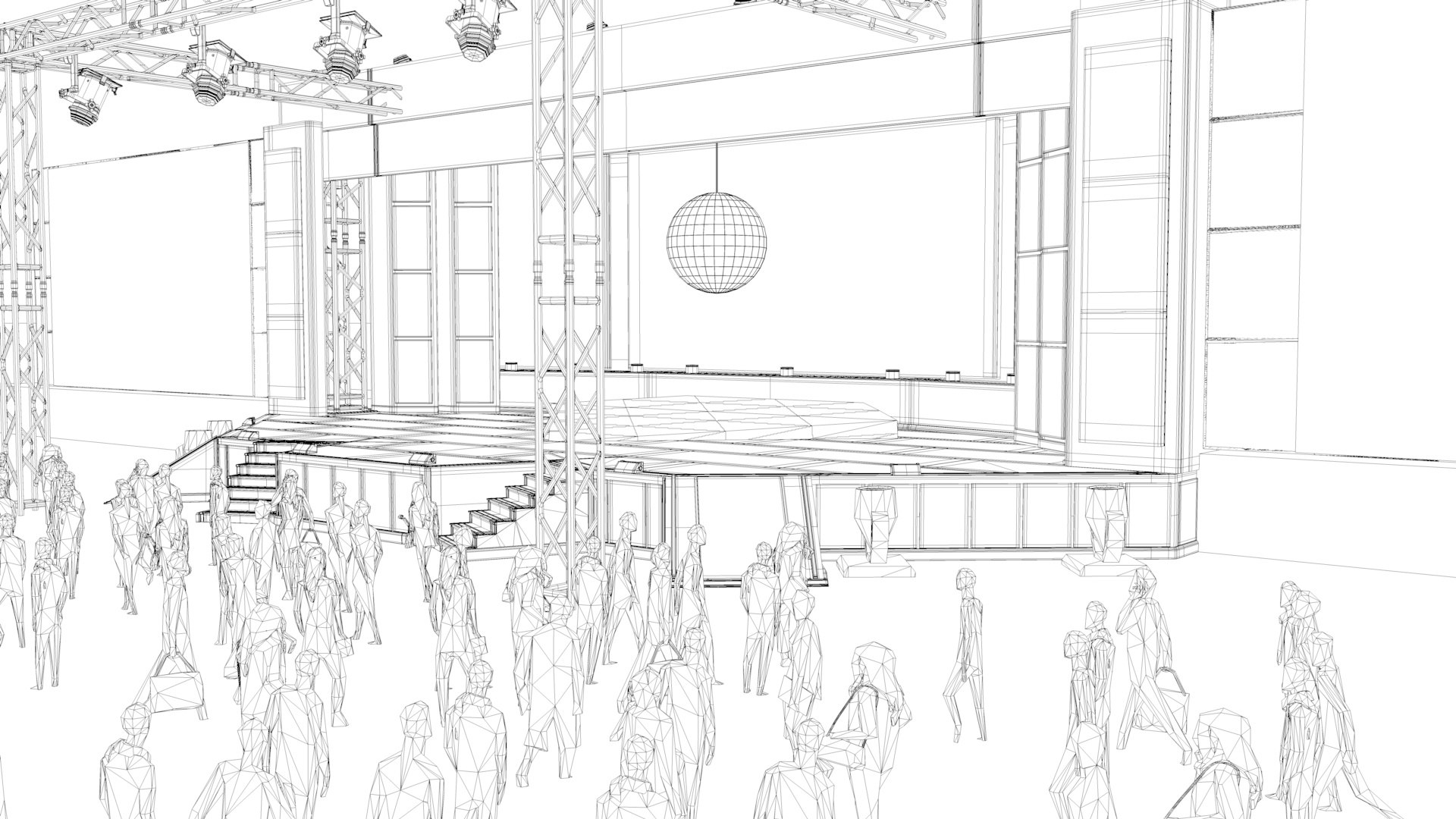 3D Model Concert Stage - TurboSquid 1686671