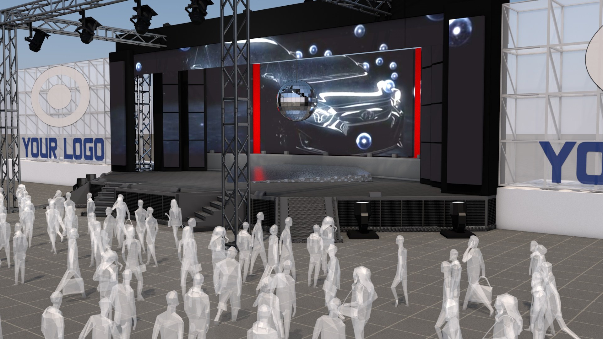 3D Model Concert Stage - TurboSquid 1686671