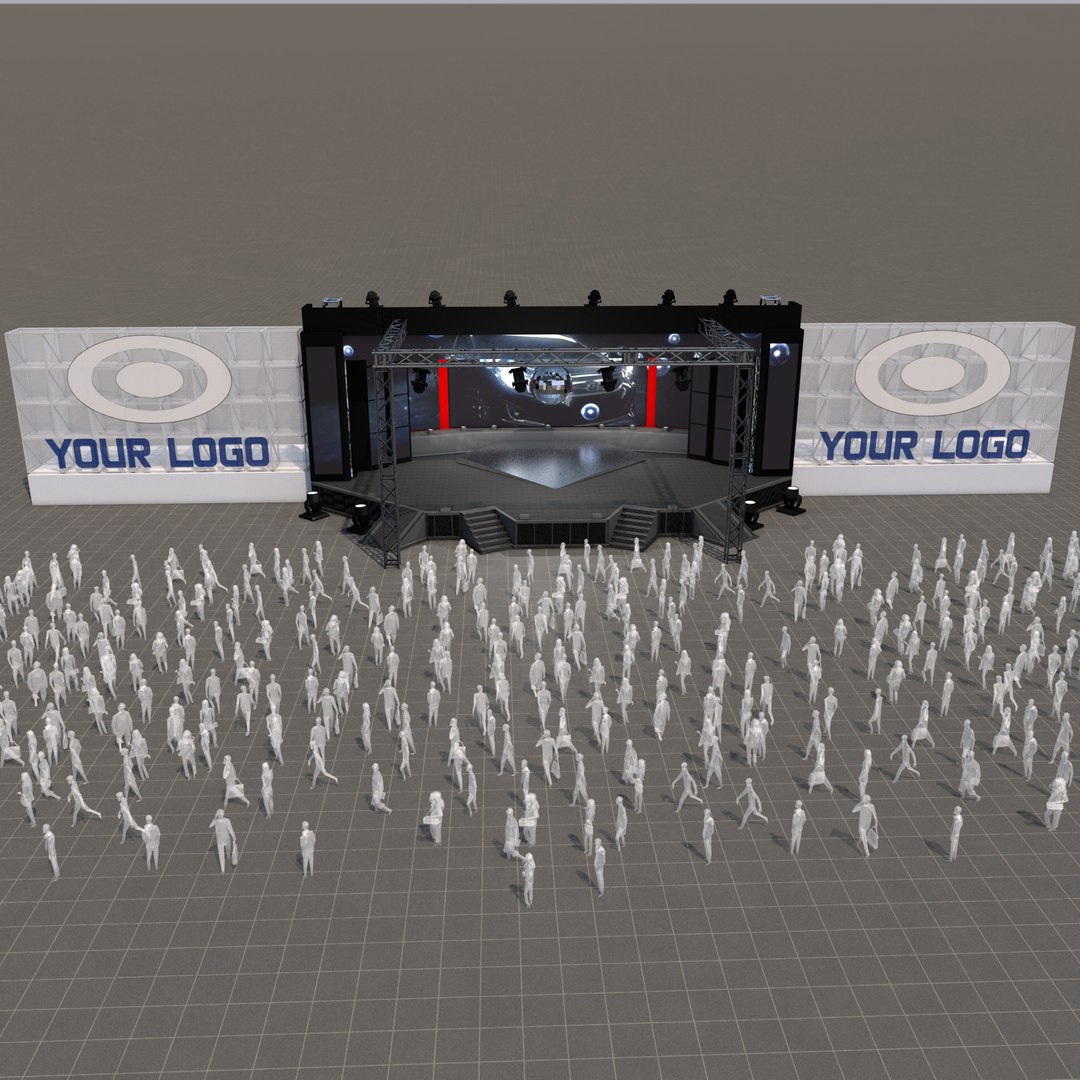 3D Model Concert Stage - TurboSquid 1686671