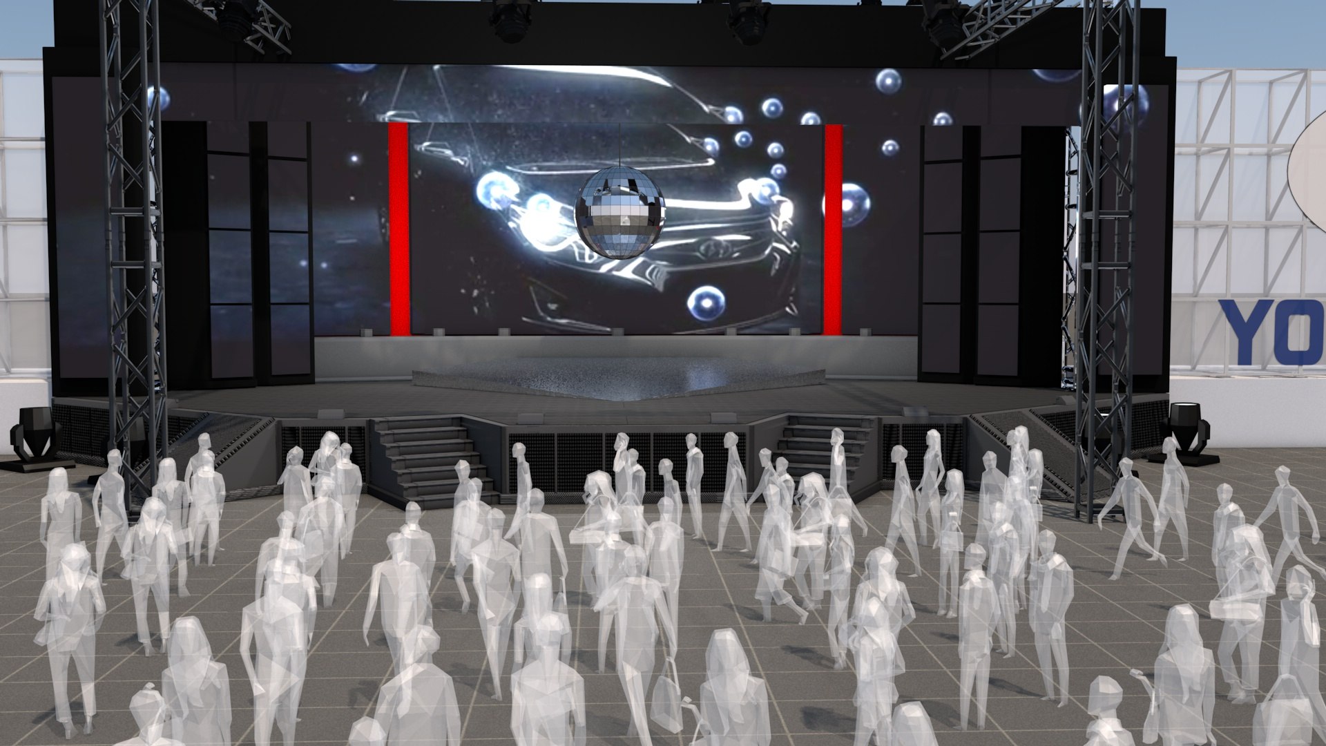 3D Model Concert Stage - TurboSquid 1686671