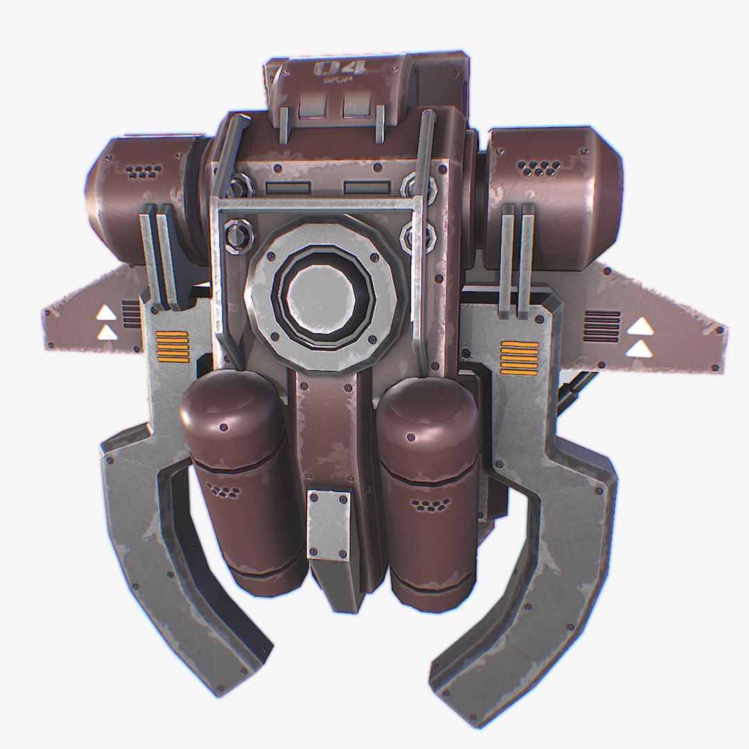 Scifi Jetpack 3D Model - TurboSquid 2397632