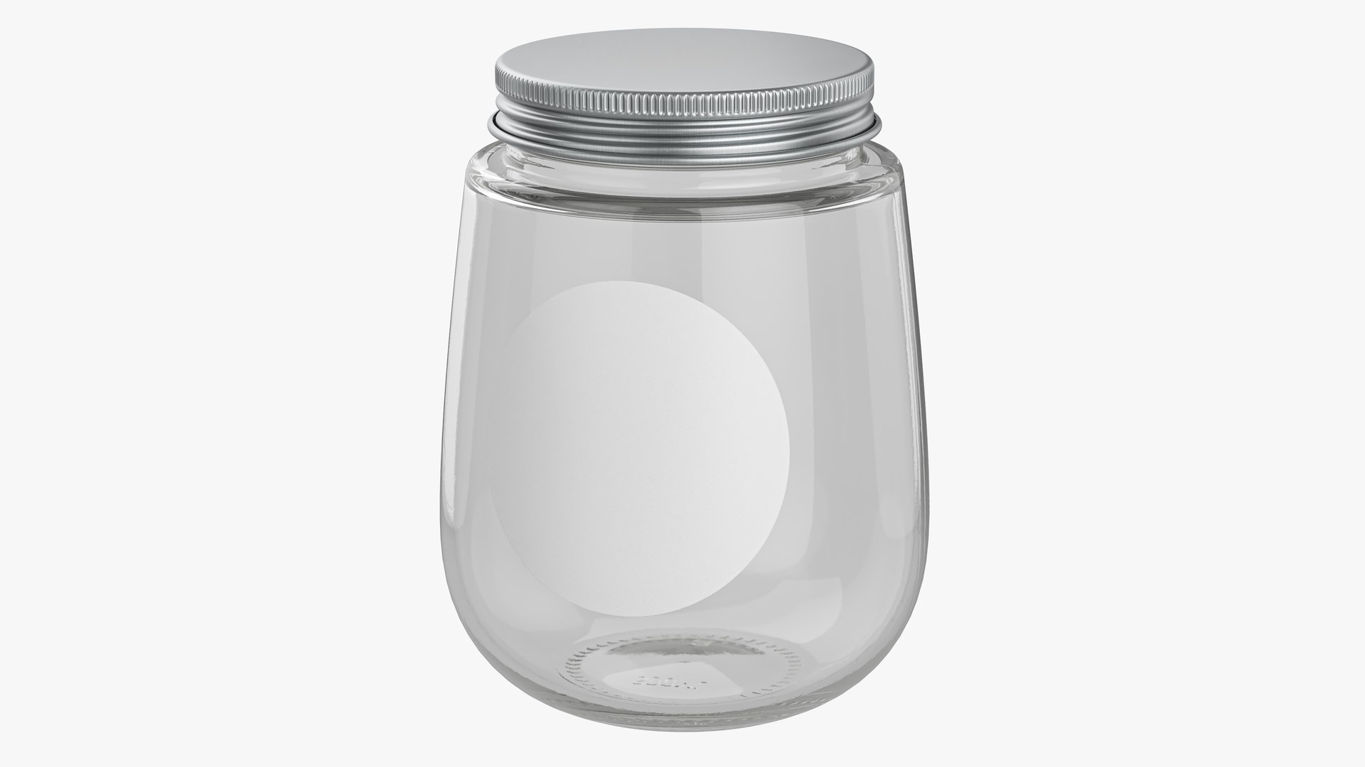 3D Bubble Tea Jar 500ml Model - TurboSquid 2273054