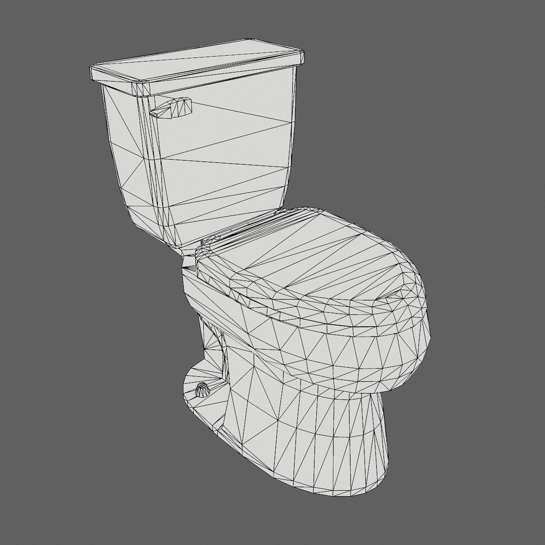 Toilet 01 3d Max