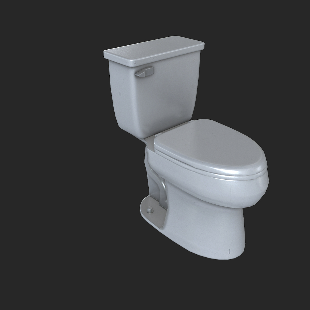 Toilet 01 3d Max