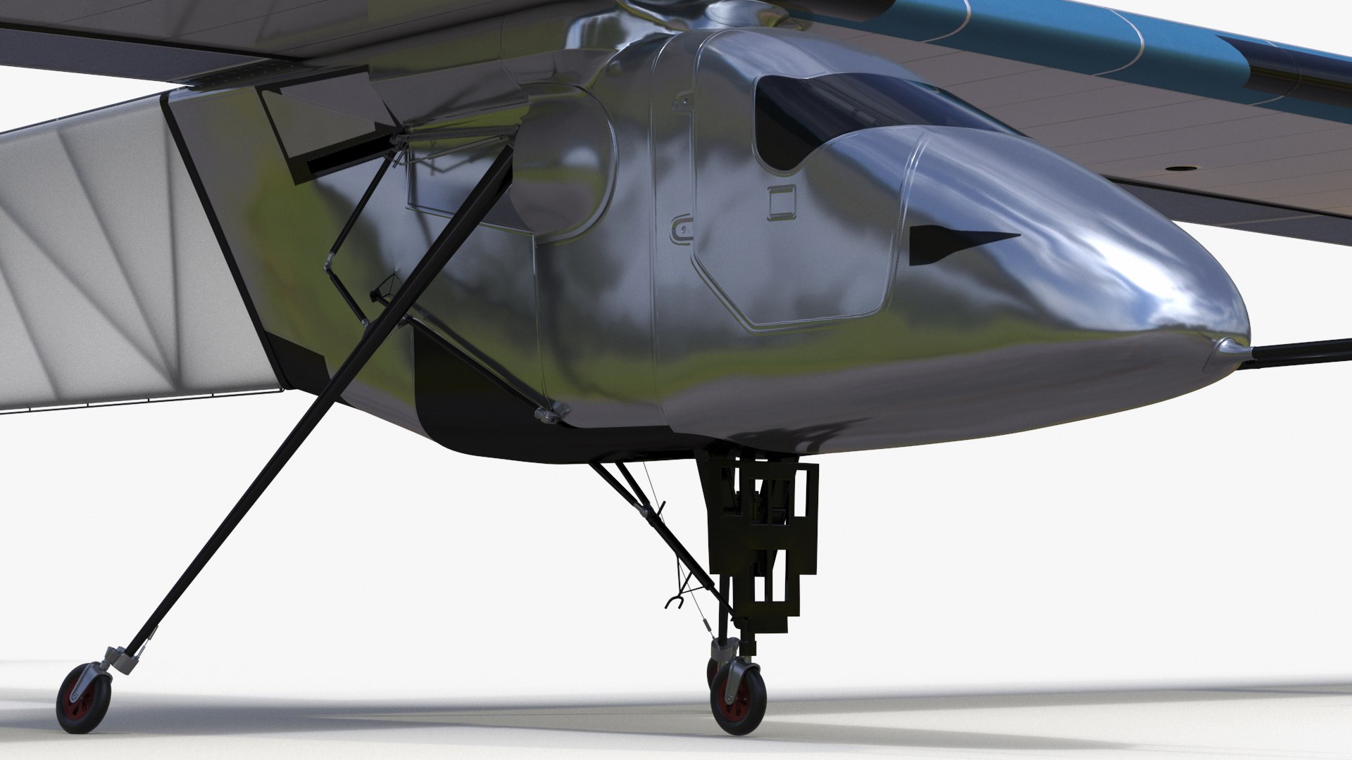 Solar Cargo Airplane Blue 3D - TurboSquid 2269691