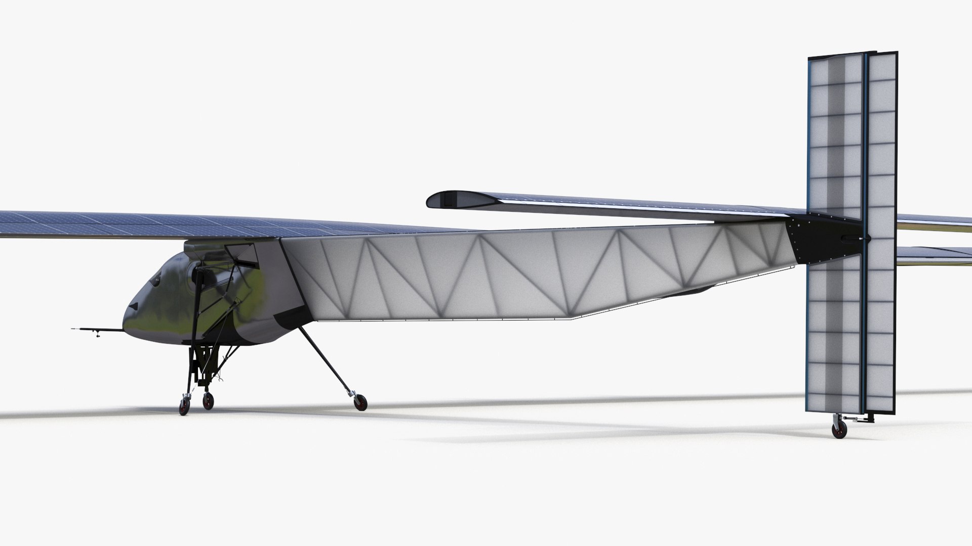 Solar Cargo Airplane Blue 3D - TurboSquid 2269691