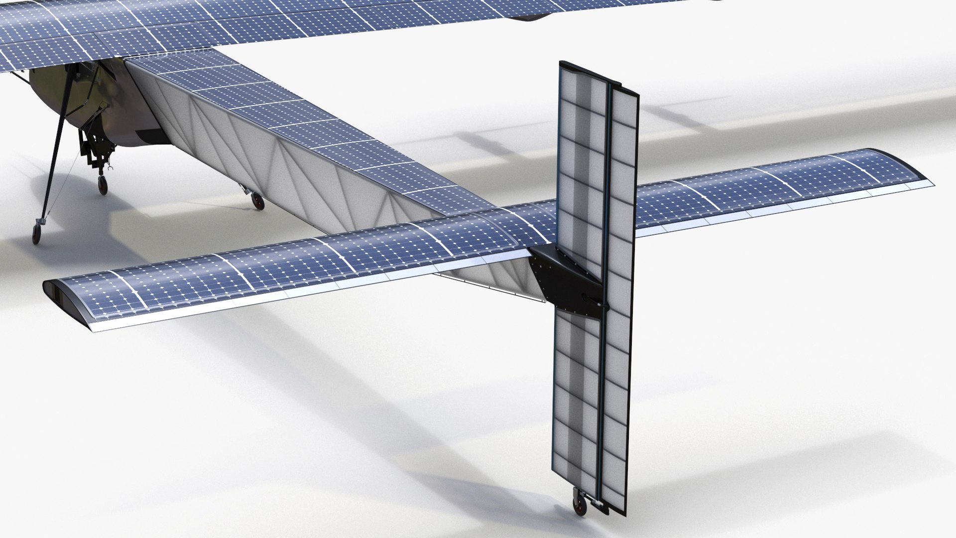 Solar Cargo Airplane Blue 3D - TurboSquid 2269691