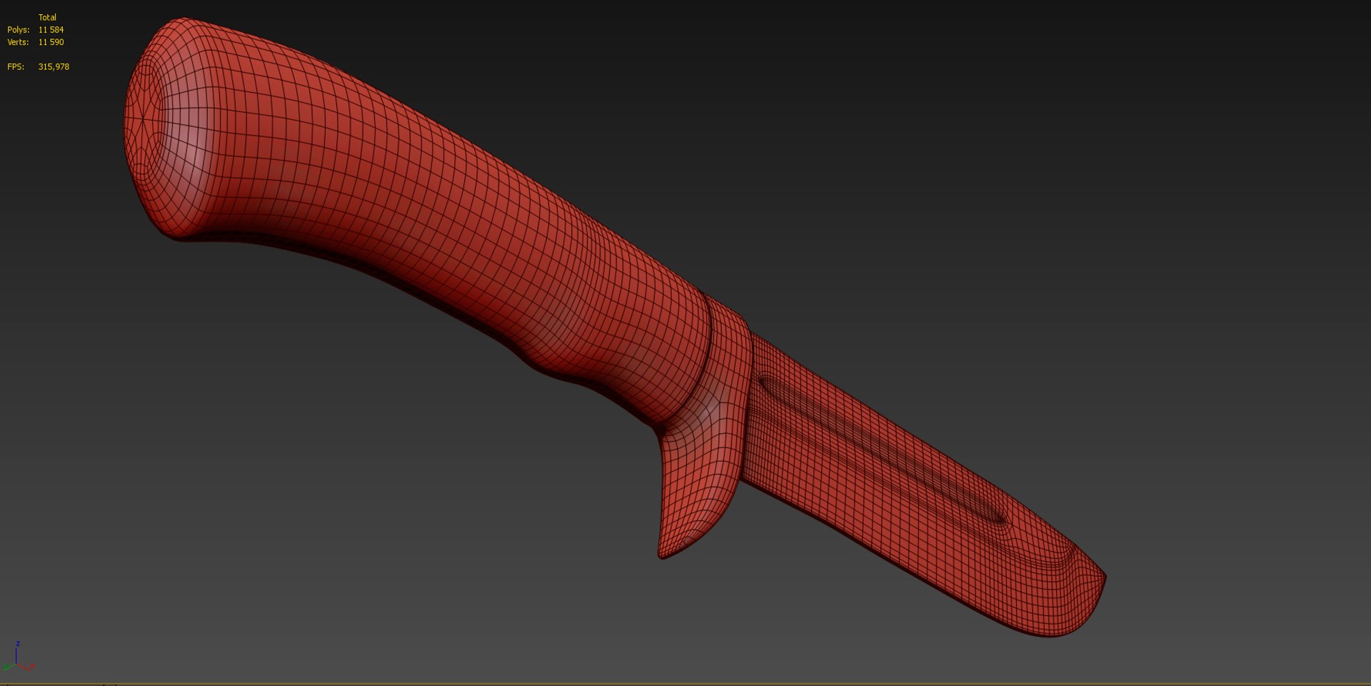 3d Model Knife