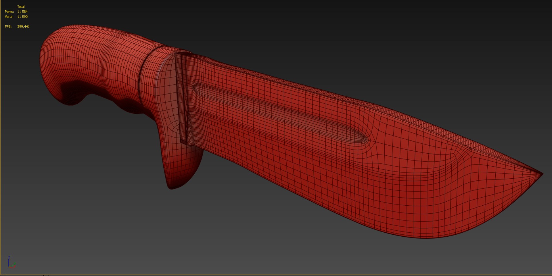 3d Model Knife