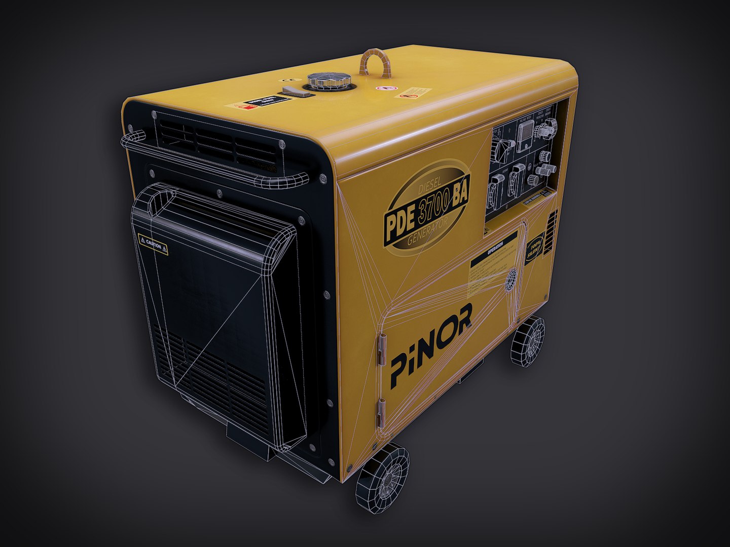 3D Diesel Generator Model - TurboSquid 1293454