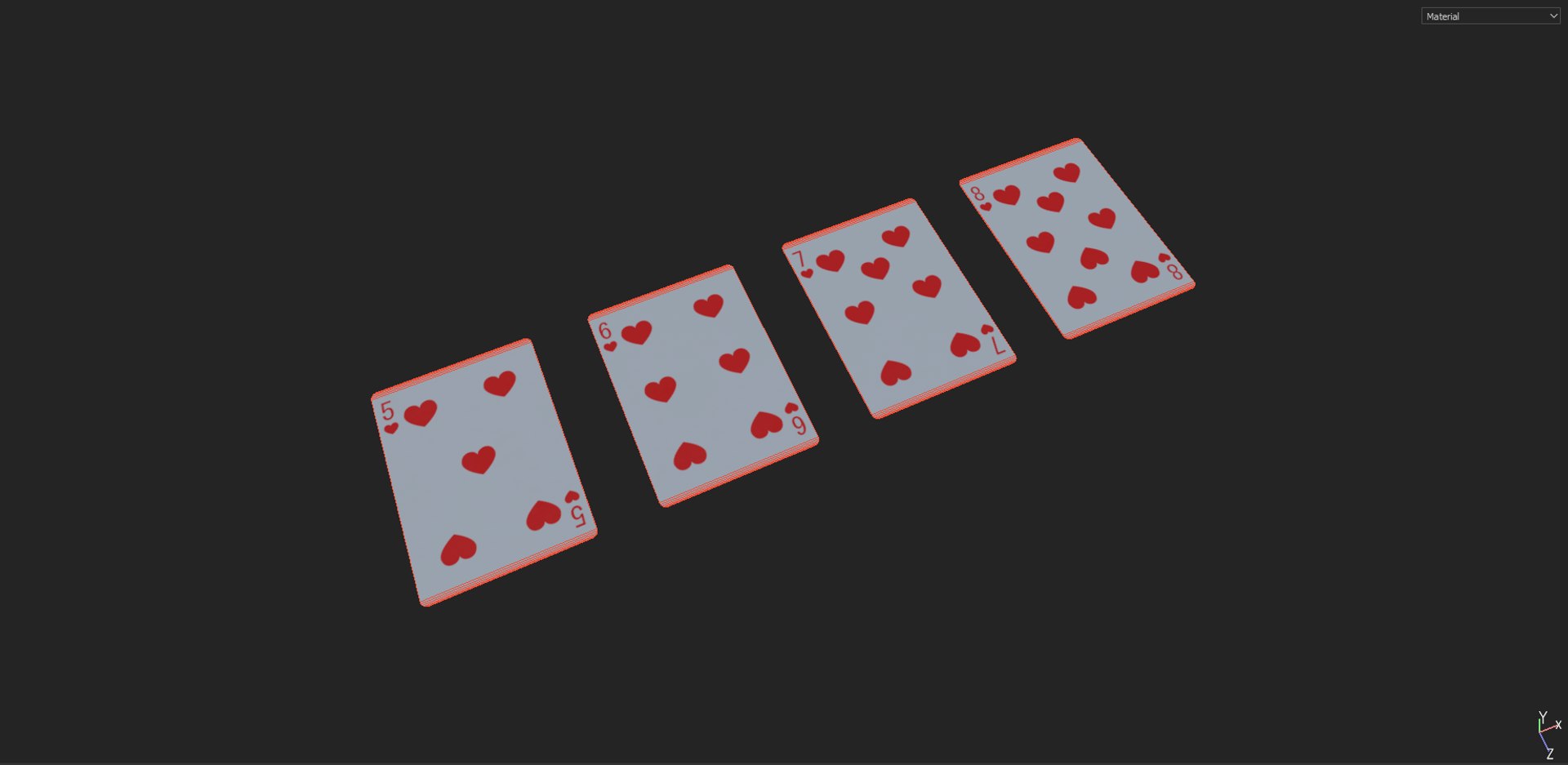 Poker Cards And Chips Pack 3D Model - TurboSquid 2094901