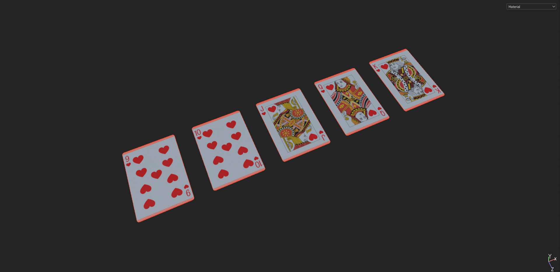 Poker Cards And Chips Pack 3D Model - TurboSquid 2094901