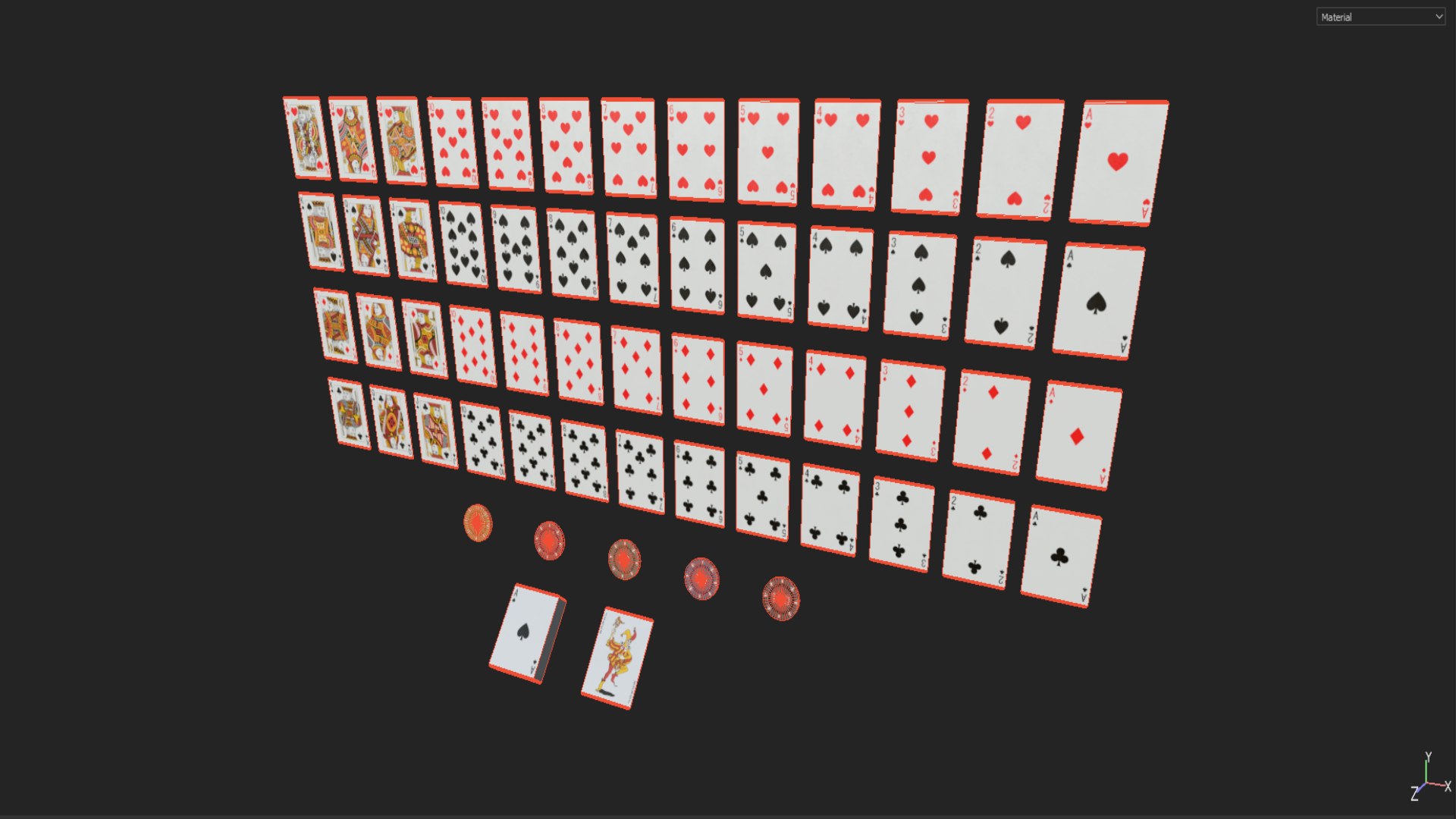 Poker Cards and Chips pack 3D model - TurboSquid 2094901