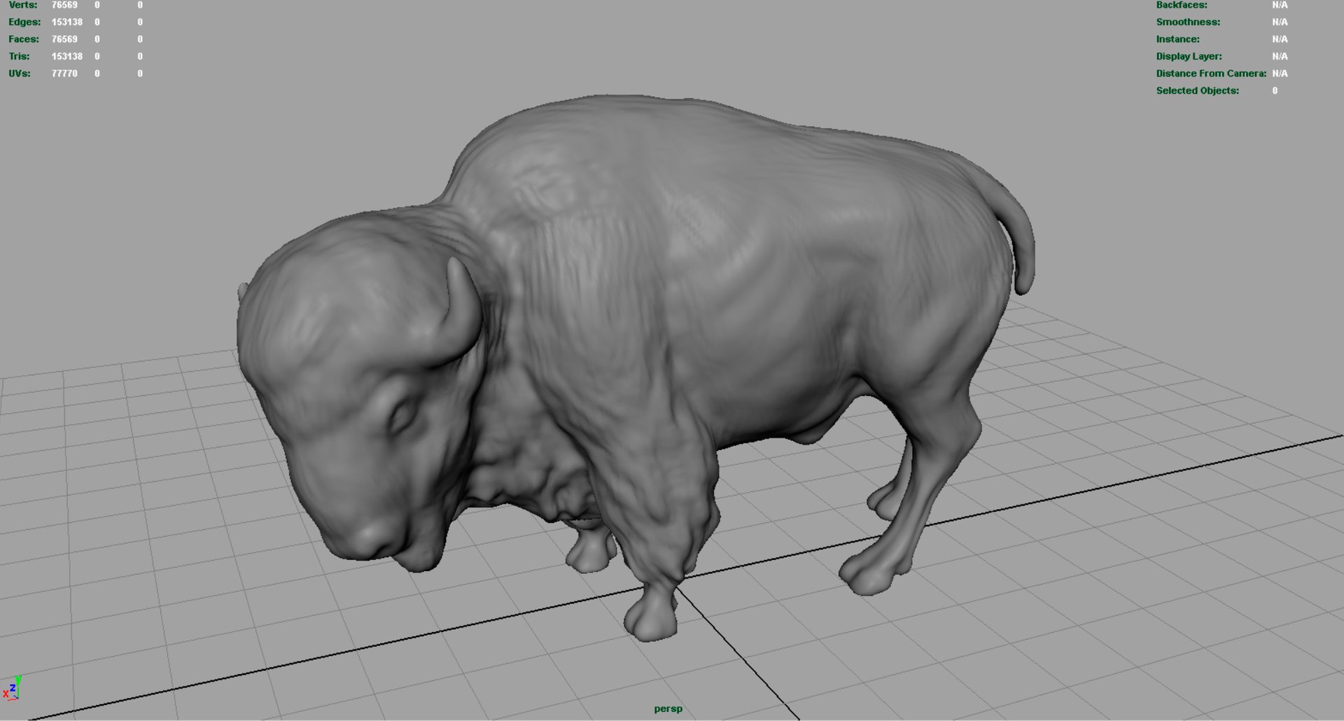 American Bison 3D Model - TurboSquid 1407362