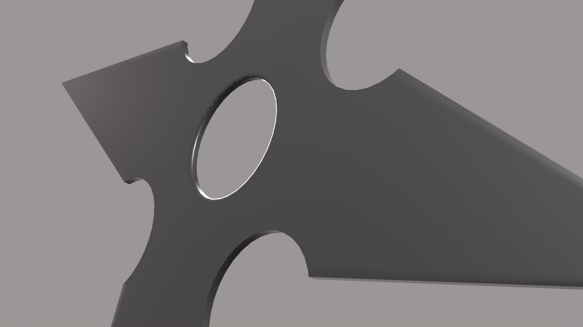 3D Low Poly Ninja Shuriken - TurboSquid 1955951