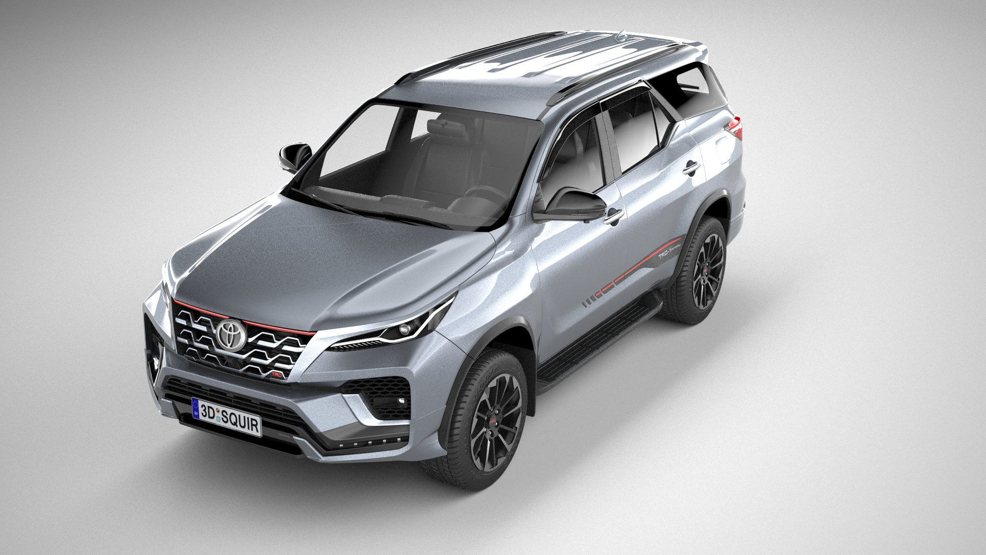 Toyota Fortuner TRD 2021 3D model - TurboSquid 1729523