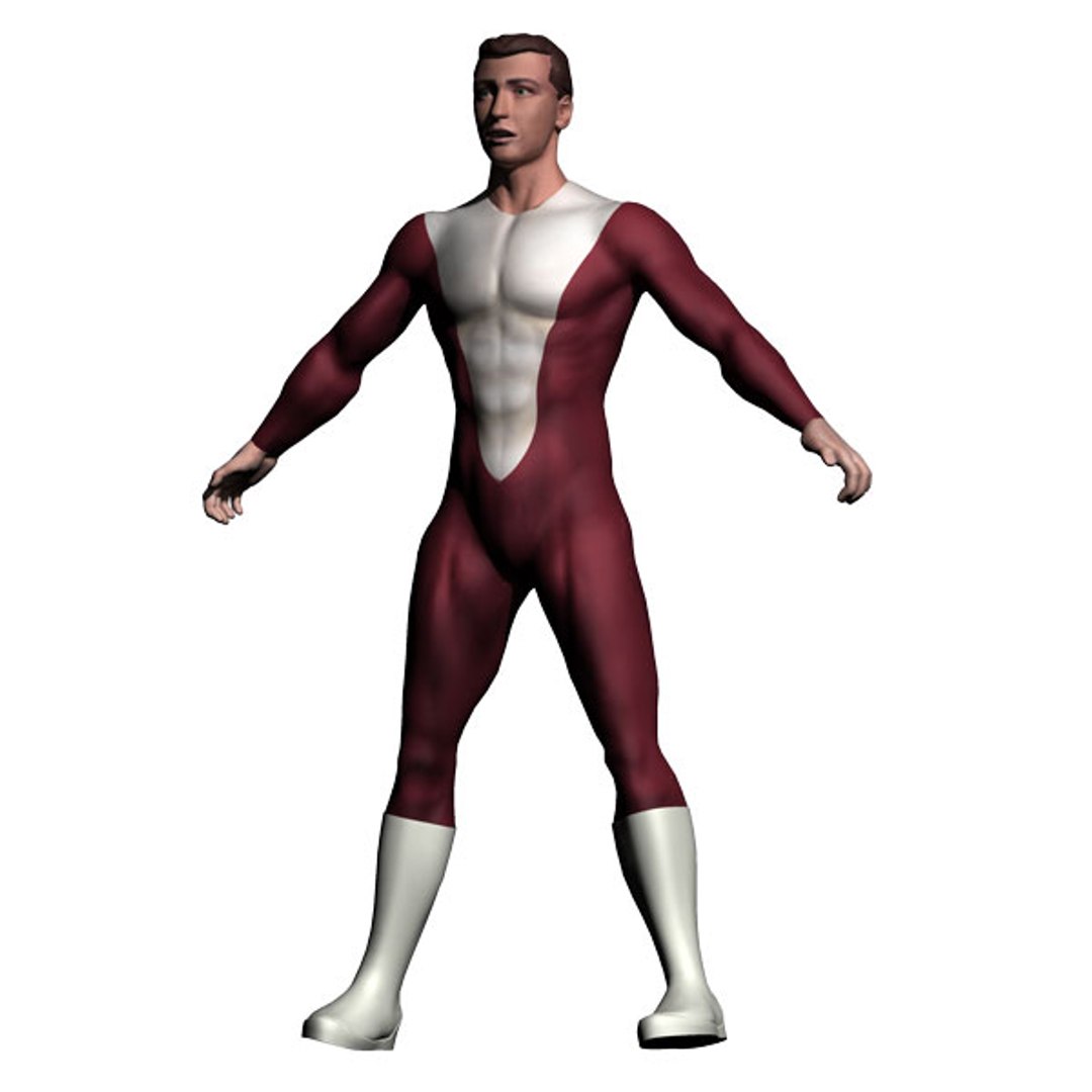 Rigged Morph 3d Model