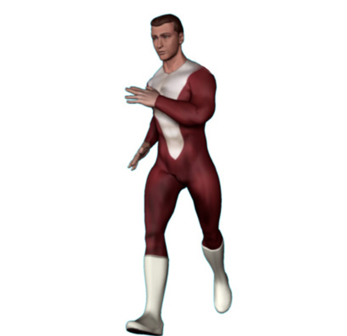 Rigged Morph 3d Model