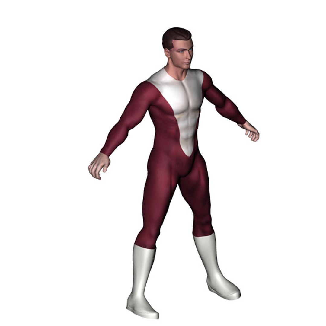 Rigged Morph 3d Model