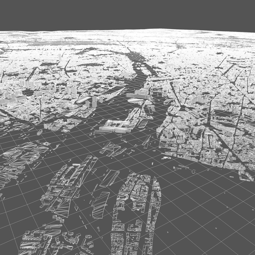 Paris Maps 3D Model - TurboSquid 1245543