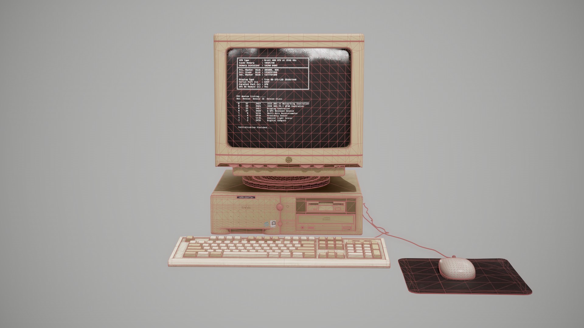 3D Model 90s Pc Desktop Style - TurboSquid 1572106