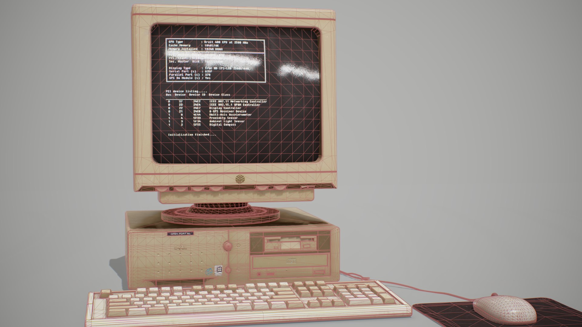 3D Model 90s Pc Desktop Style - TurboSquid 1572106