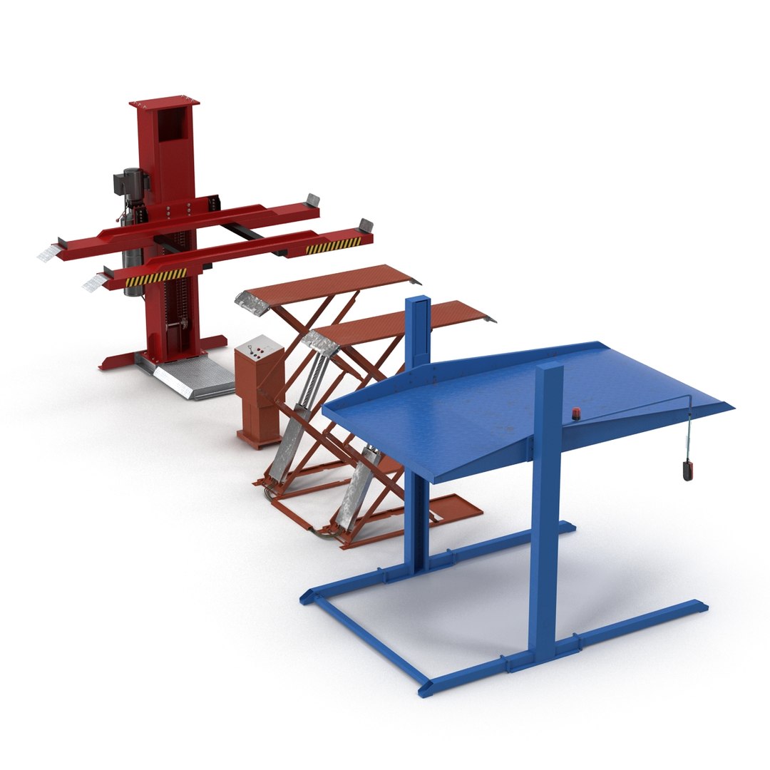 3d model car lifts