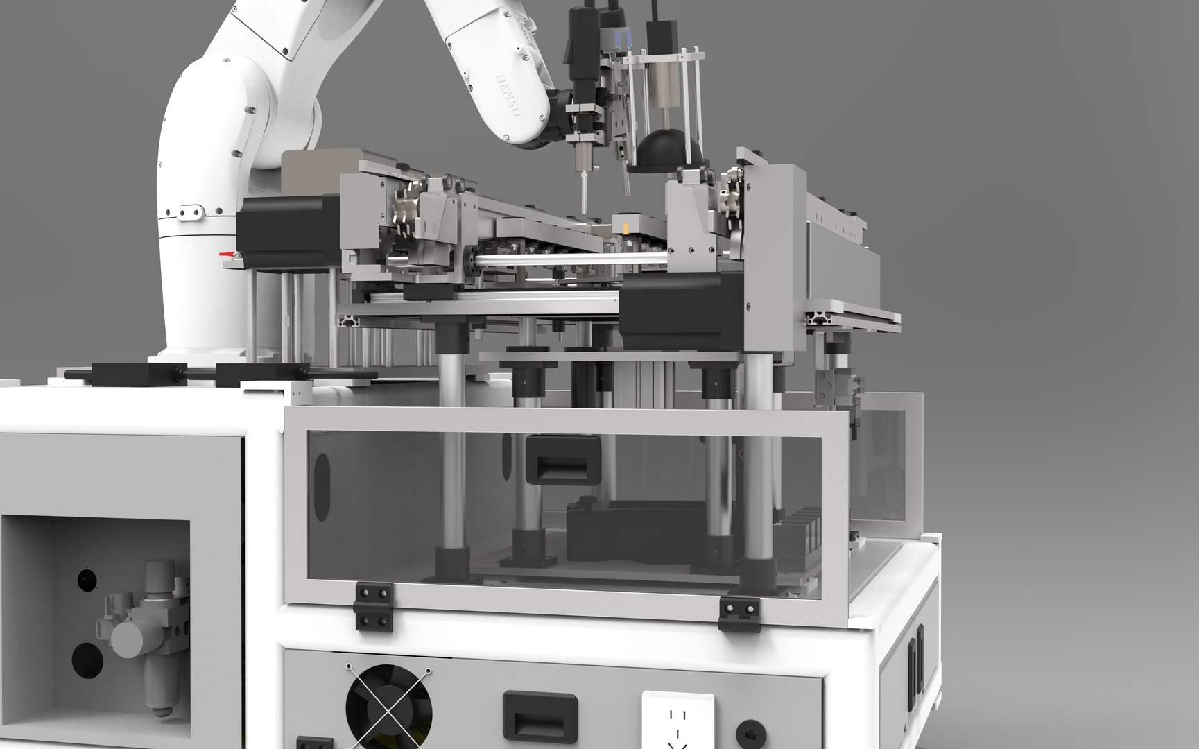 Fully Automatic Feeding Double Position Locking Screw Machine Model ...