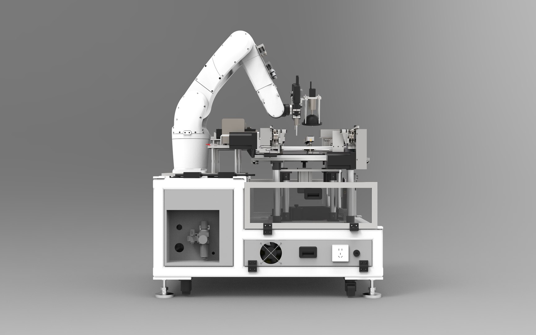 Fully Automatic Feeding Double Position Locking Screw Machine Model ...