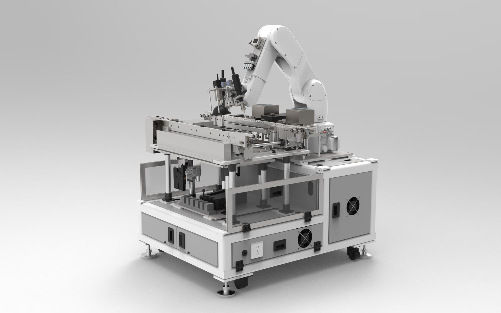 Fully Automatic Feeding Double Position Locking Screw Machine Model ...