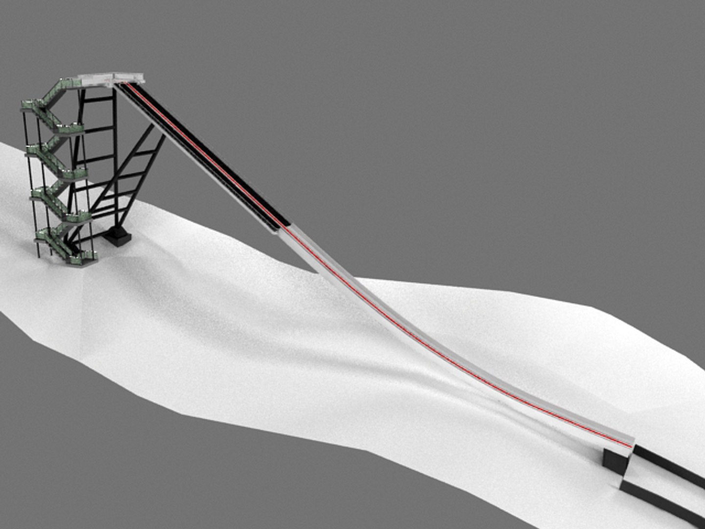 3d Ski Jumping Ramp