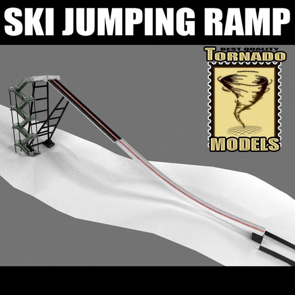 3d ski jumping ramp