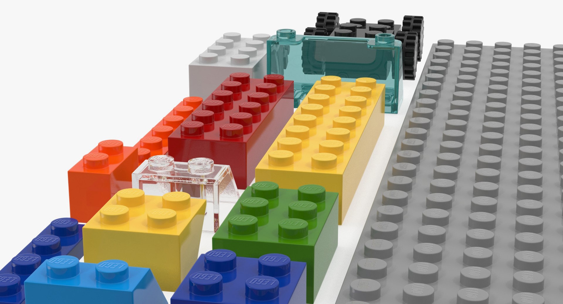 3D Model Lego Bricks Pieces - TurboSquid 1312029