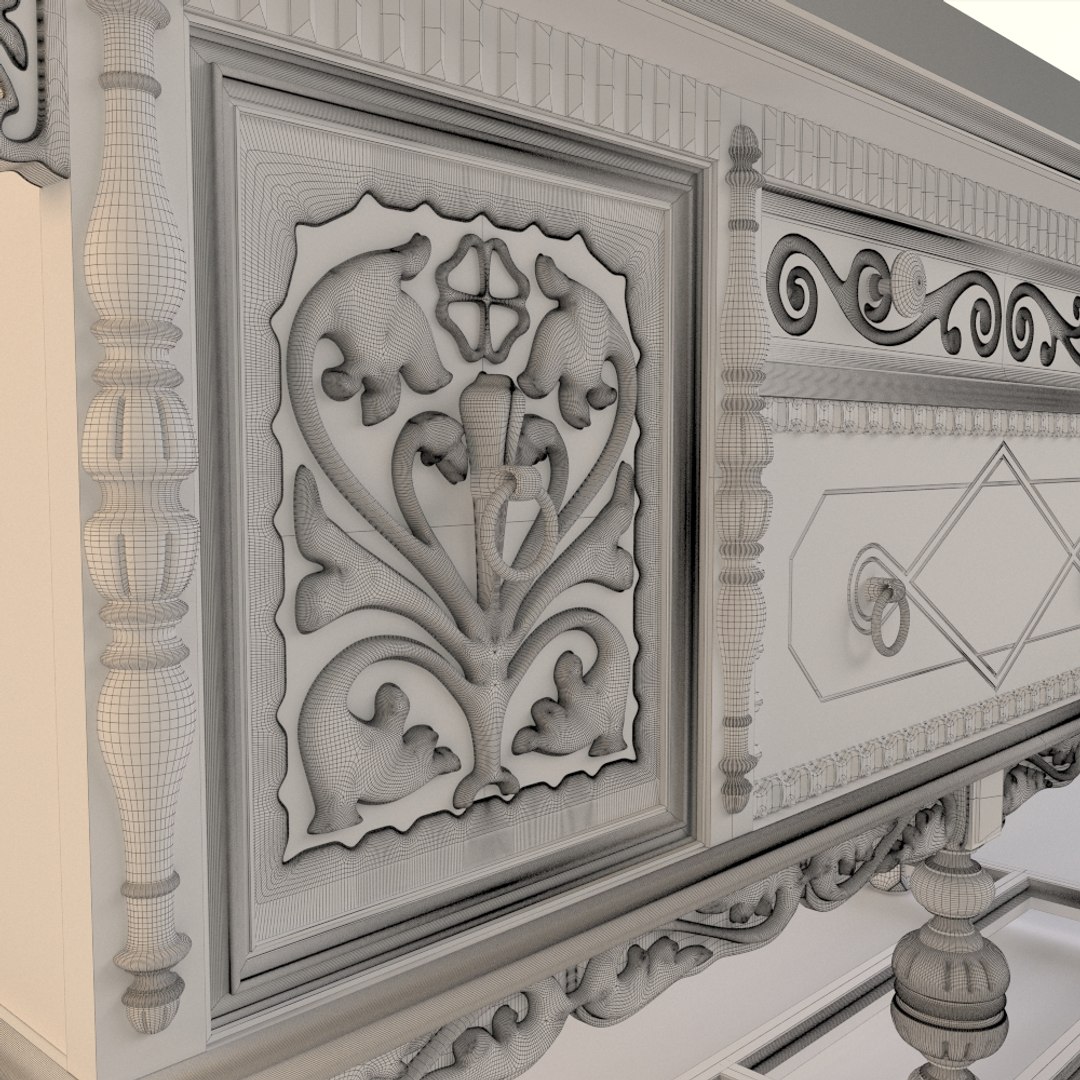 classic modern 3d max