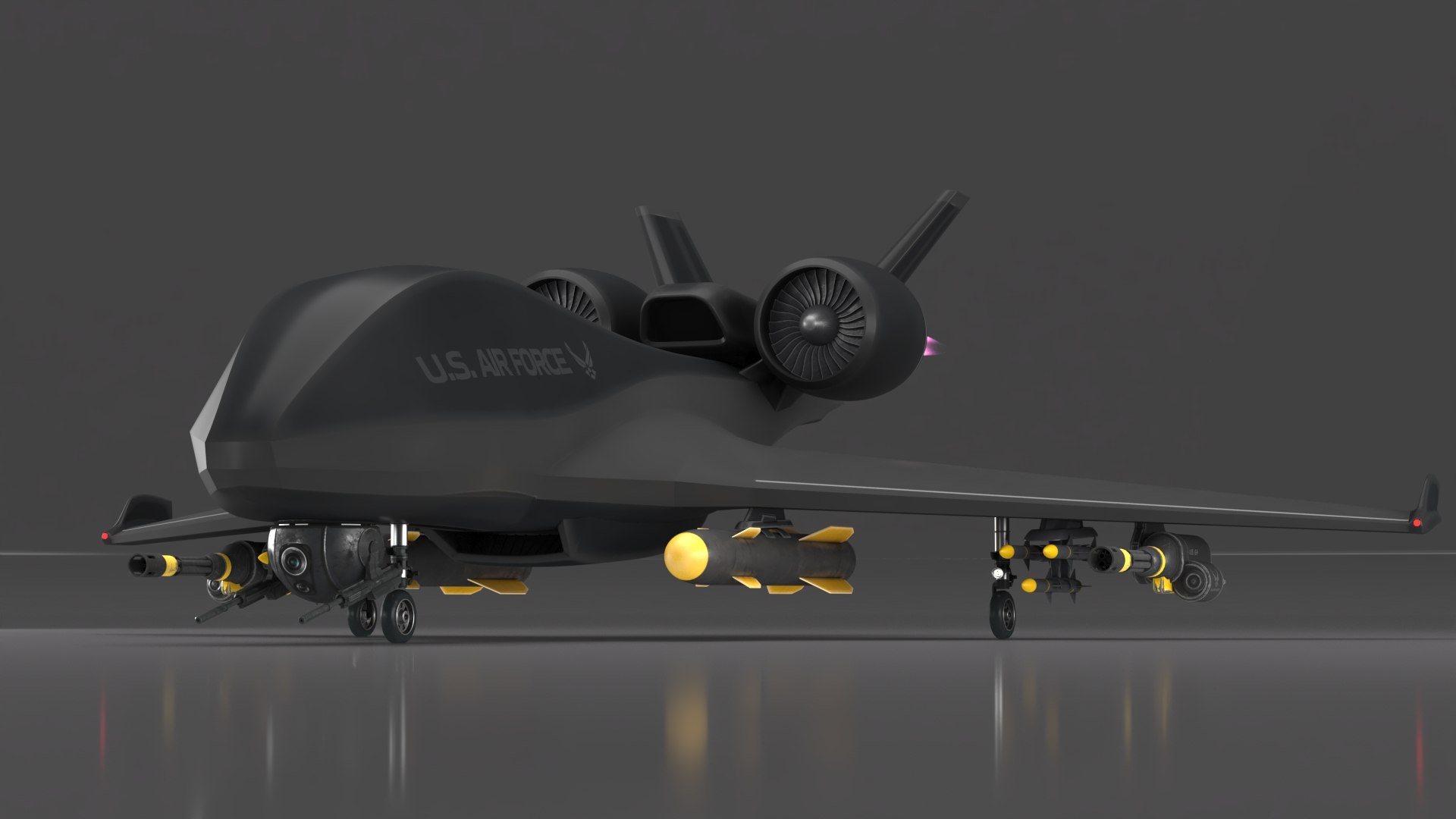 Future Drone Global Hawk 3D Model 3D Model - TurboSquid 2426955