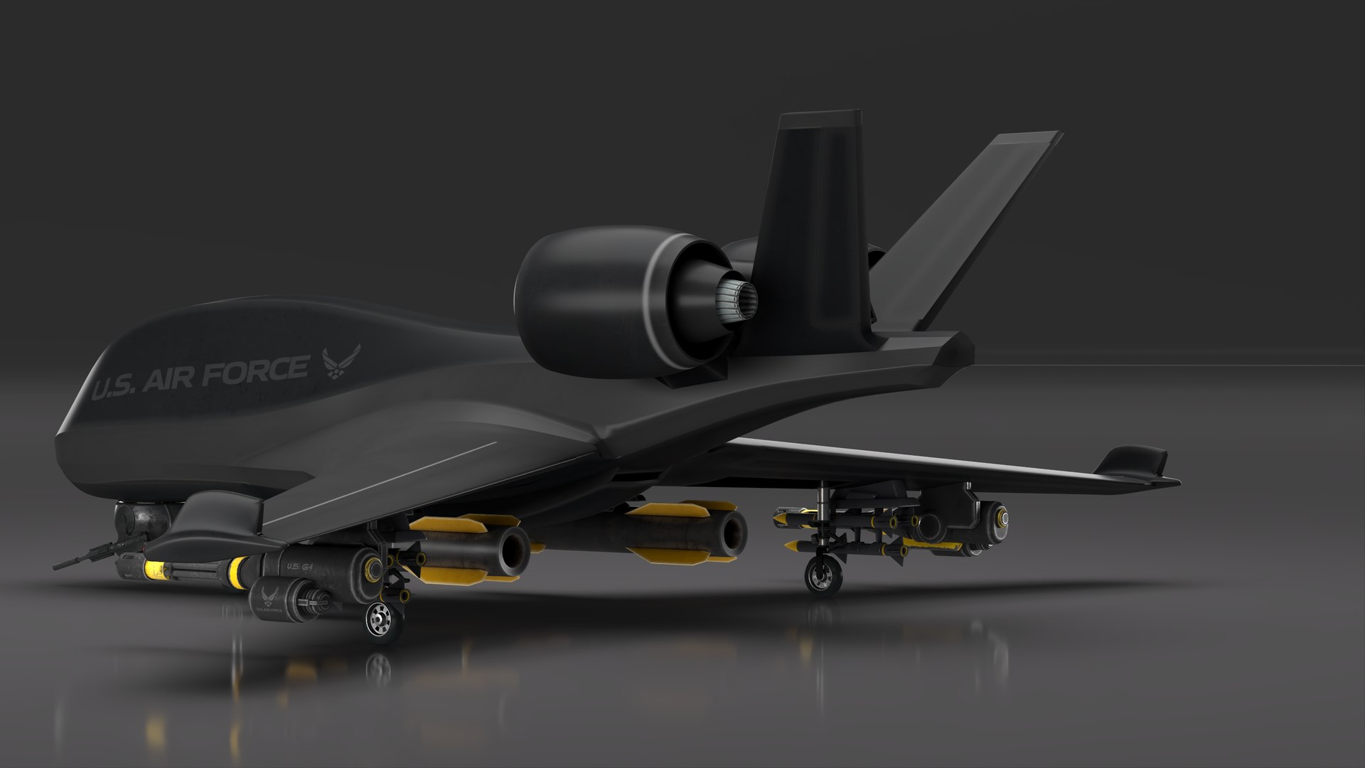 Future Drone Global Hawk 3D Model 3D Model - TurboSquid 2426955