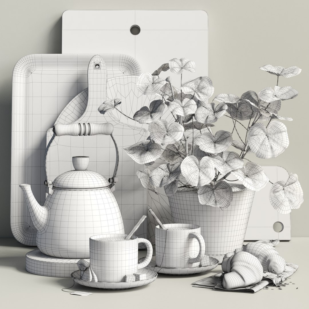 3D Kitchen Set 07 - TurboSquid 1455255