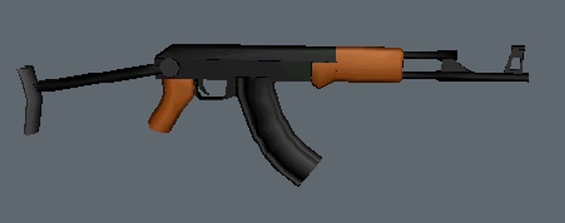 Gmax Ak47 3d Model